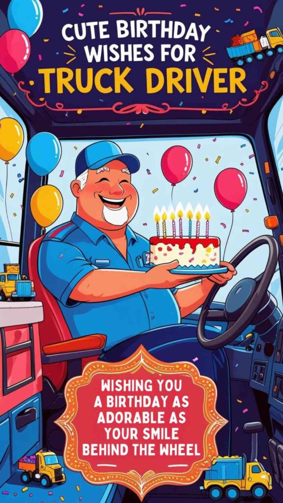199+ Happy Birthday Wishes for Truck Driver - Wishesprovider
