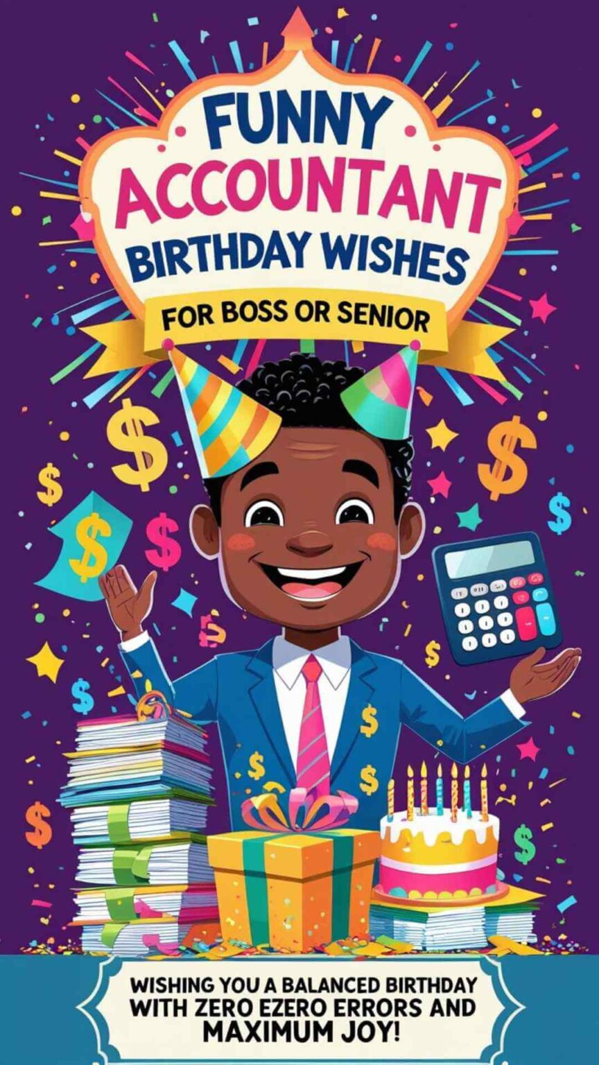 200+ Funny & Creative Accountant Birthday Wishes - Wishesprovider