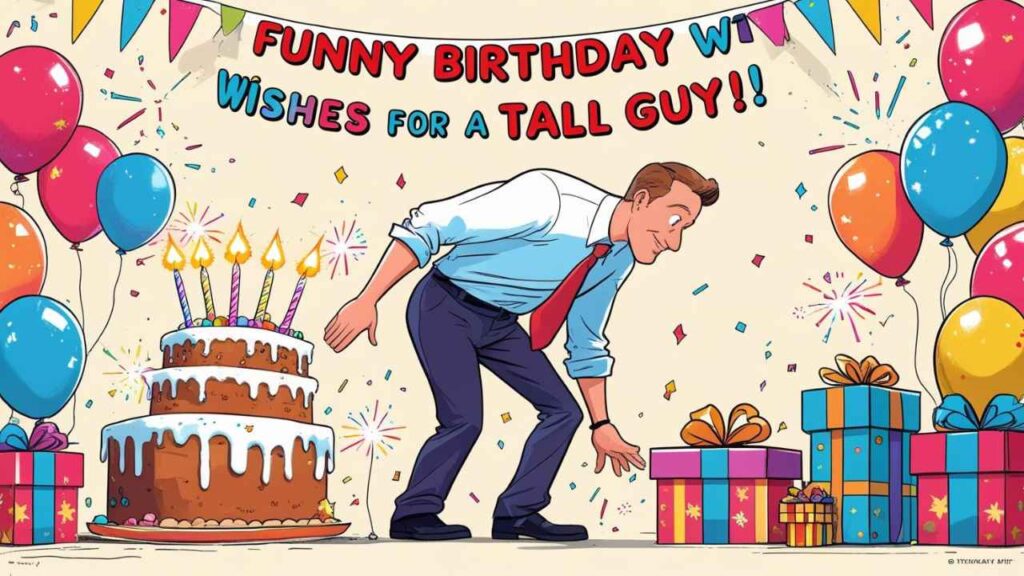 200+ Funny & Creative Birthday Wishes for a Tall Guy - Wishesprovider