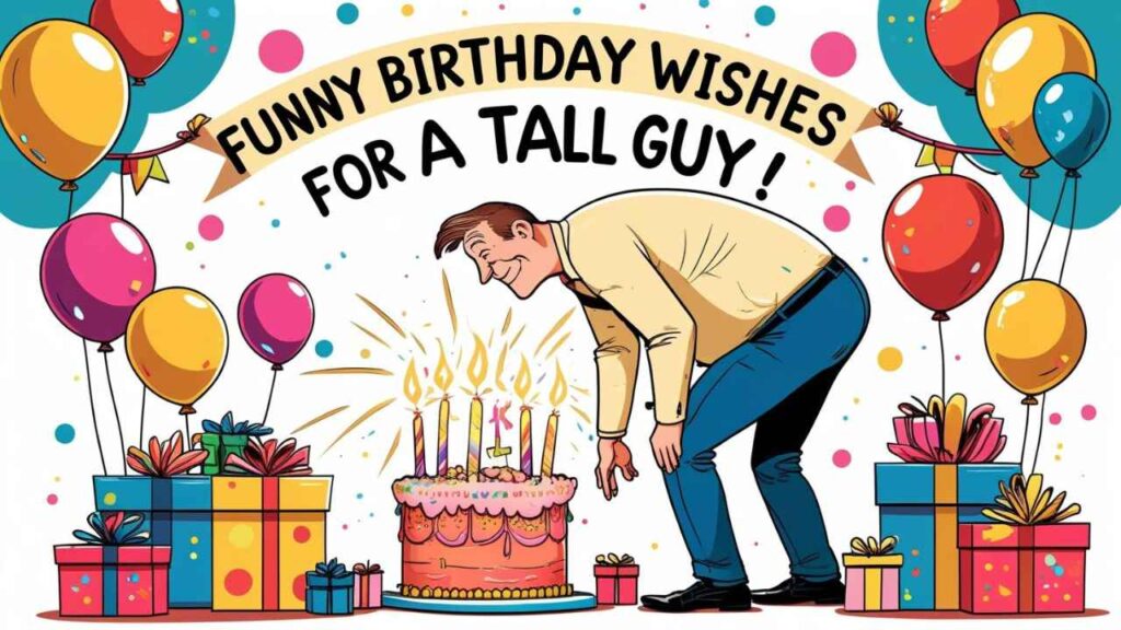 200+ Funny & Creative Birthday Wishes for a Tall Guy - Wishesprovider