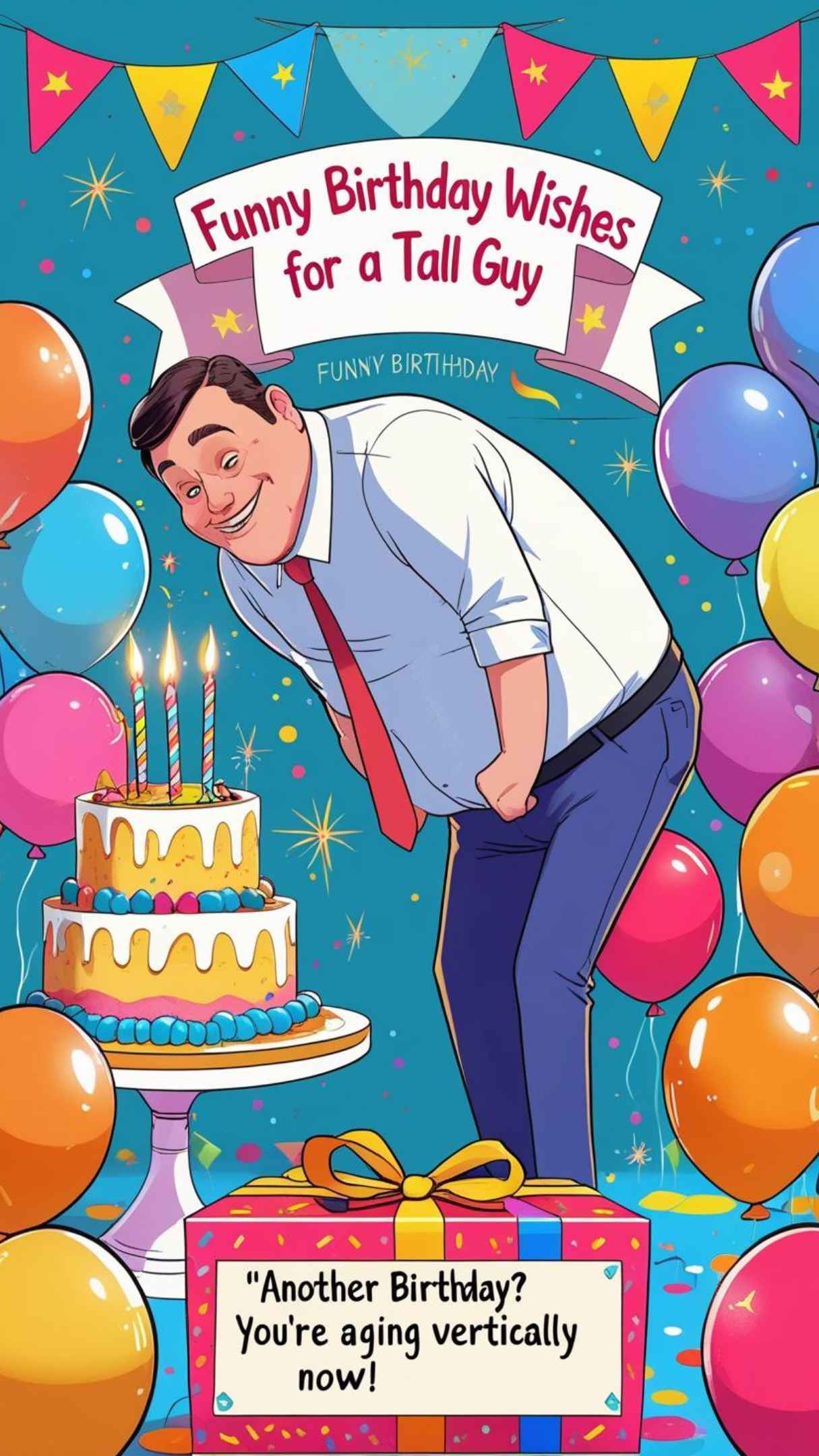 200+ Funny & Creative Birthday Wishes for a Tall Guy - Wishesprovider
