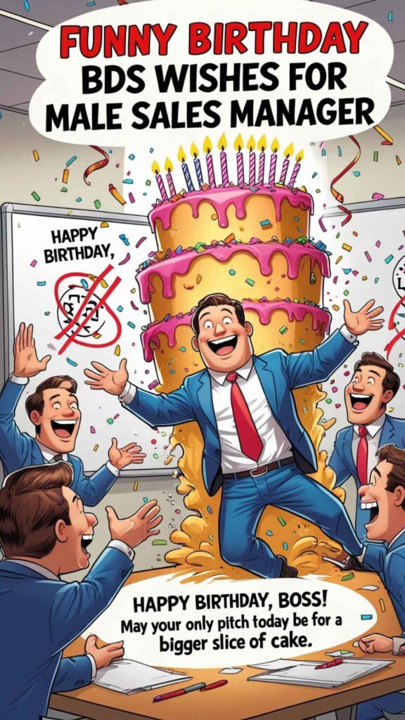 200+ Funny & Creative Birthday Wishes for Sales Manager - Wishesprovider