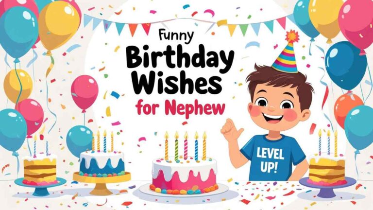 200+ Funny & Creative Birthday Wishes for Nephew - Wishesprovider