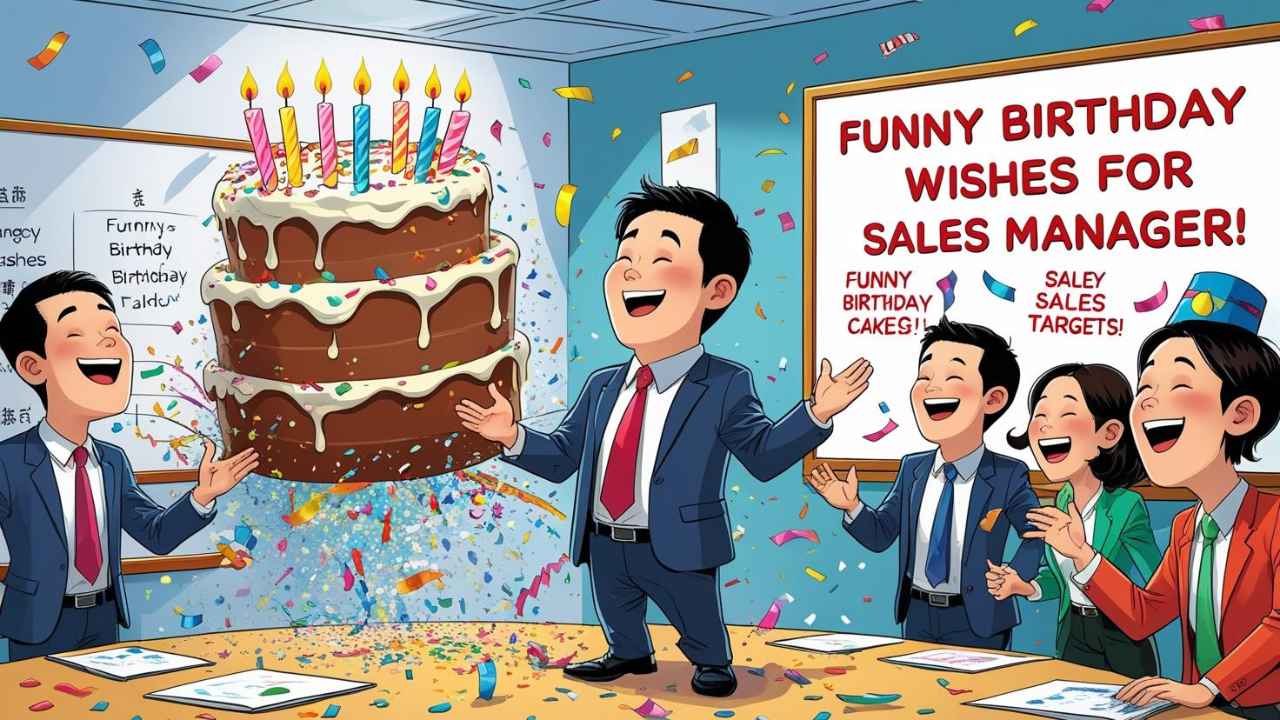 200+ Funny & Creative Birthday Wishes for Sales Manager - Wishesprovider