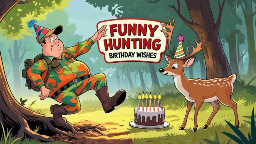 200+ Funny & Creative Hunting Birthday Wishes - Wishesprovider
