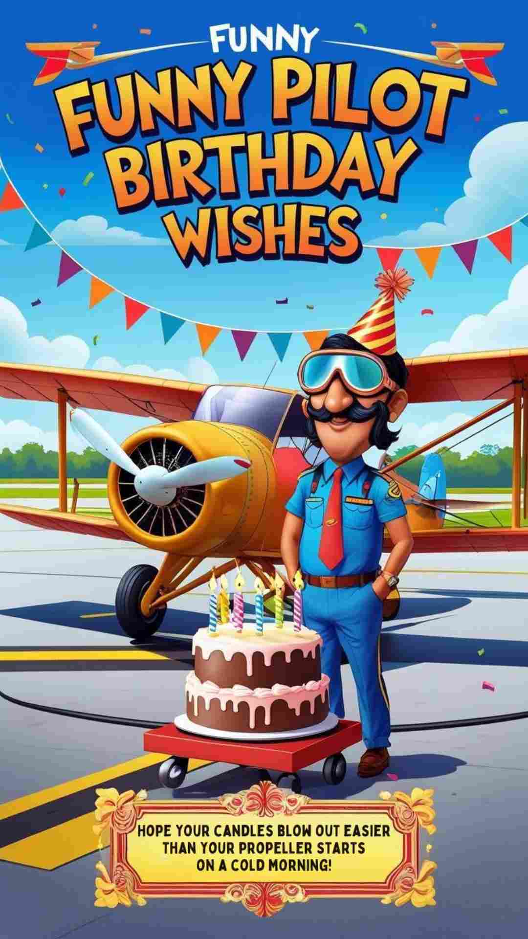 200+ Funny & Creative Pilot Birthday Wishes - Wishesprovider