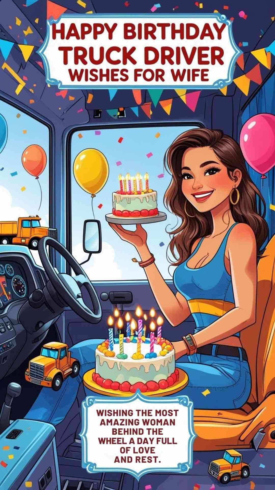 199+ Happy Birthday Wishes for Truck Driver - Wishesprovider