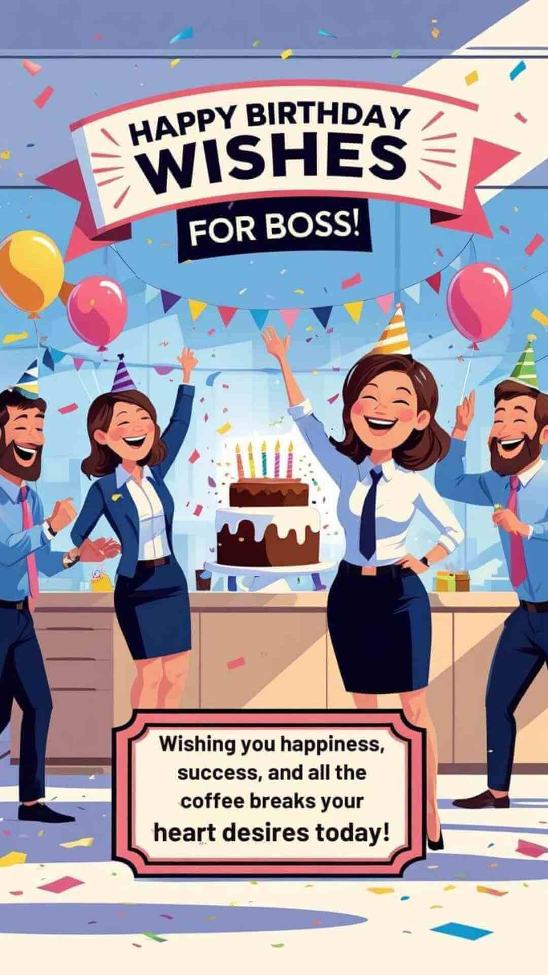 200+ Funny & Creative Birthday Wishes for Boss - Wishesprovider