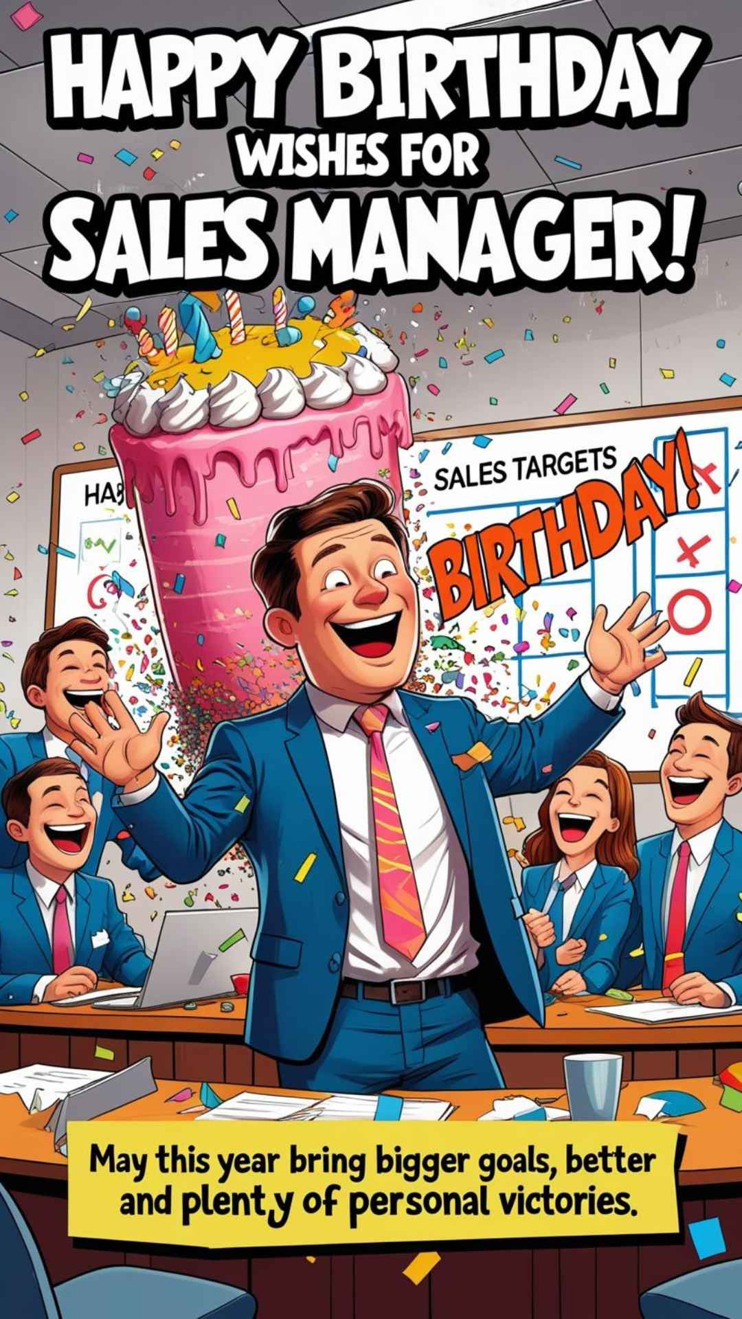 200+ Funny & Creative Birthday Wishes for Sales Manager - Wishesprovider
