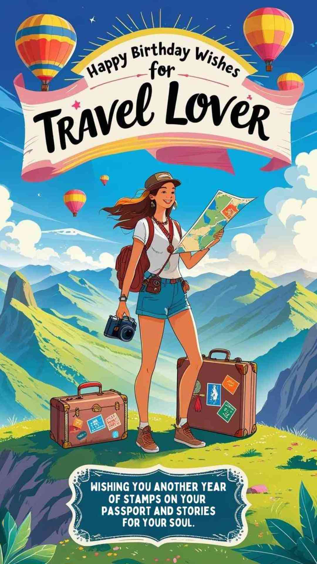 200+ Funny & Creative Birthday Wishes for Travel Lover - Wishesprovider