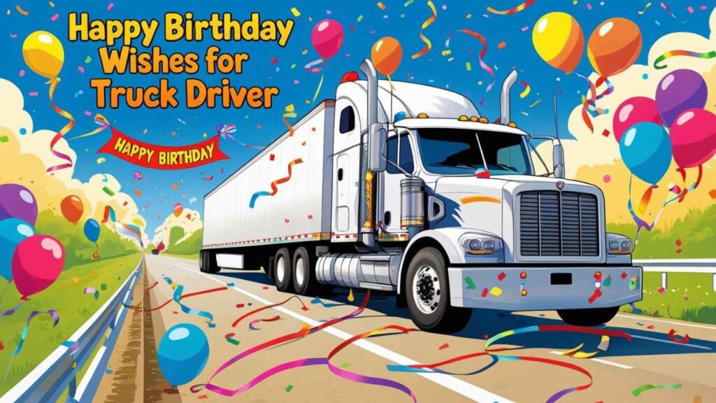 199+ Happy Birthday Wishes for Truck Driver - Wishesprovider