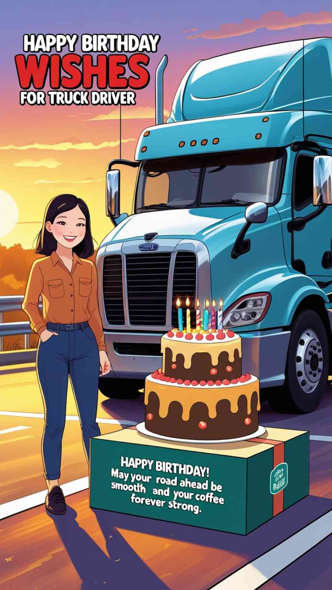 199+ Happy Birthday Wishes for Truck Driver - Wishesprovider
