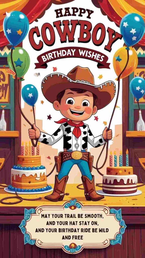 200+ Funny & Creative Cowboy Birthday Wishes - Wishesprovider