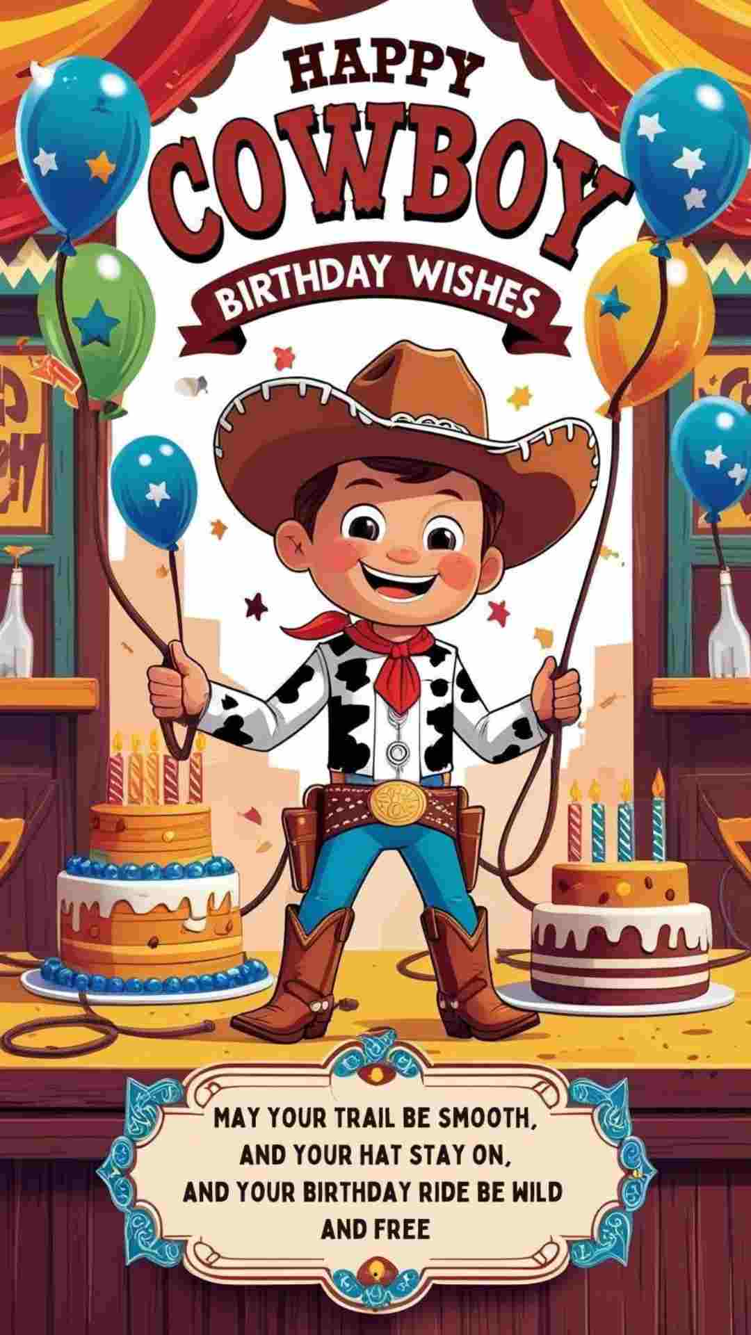 200+ Funny & Creative Cowboy Birthday Wishes - Wishesprovider
