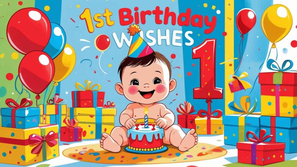200+ Creative & Funny 1st Birthday Wishes - Wishesprovider