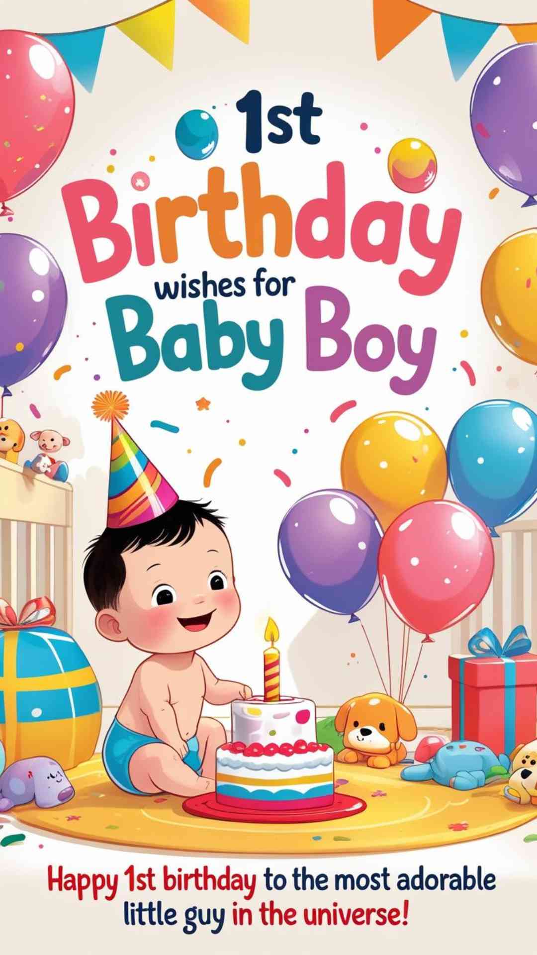 200+ Creative & Funny 1st Birthday Wishes - Wishesprovider