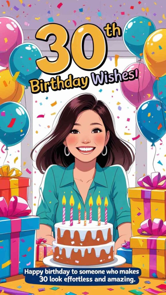 200+ Best & Creative 30th Birthday Wishes - Wishesprovider