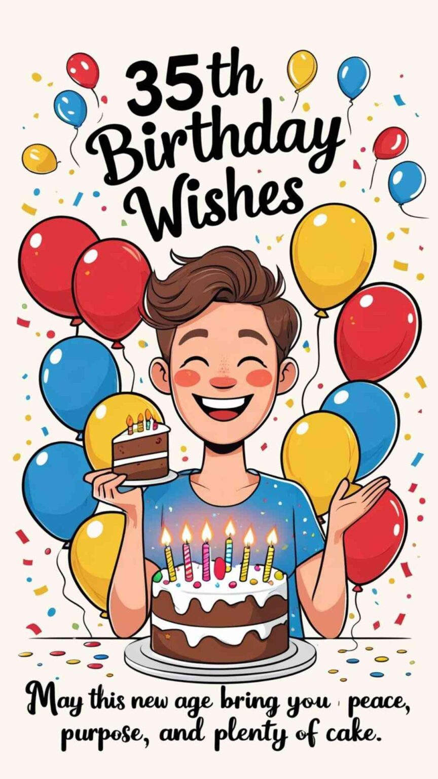 200+ Best & Creative 35th Birthday Wishes - Wishesprovider