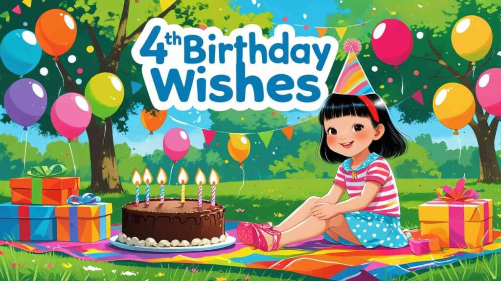 200+ Creative & Funny 4th Birthday Wishes - Wishesprovider