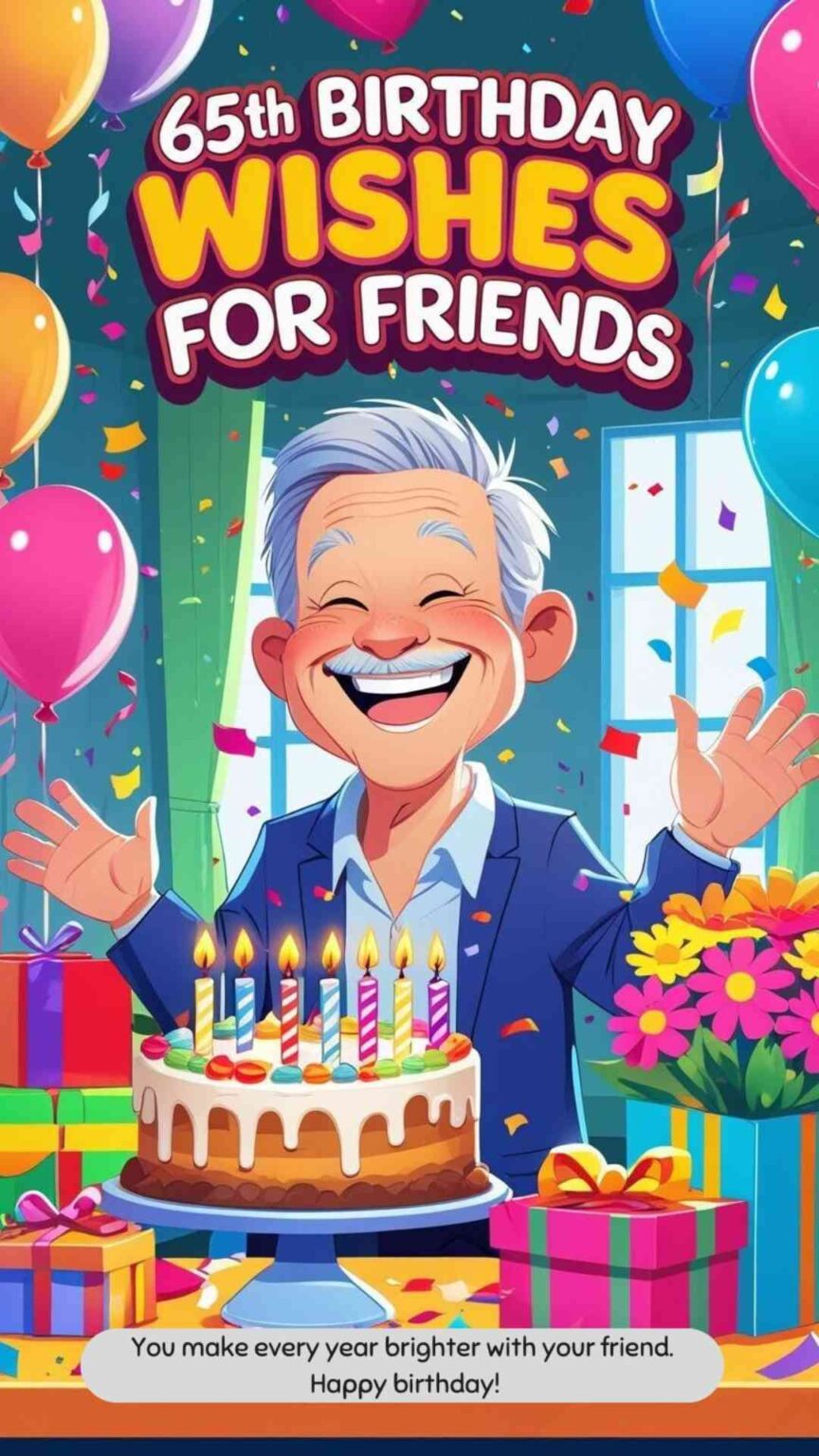 200+ Heartfelt & Funny 65th Birthday Wishes - Wishesprovider