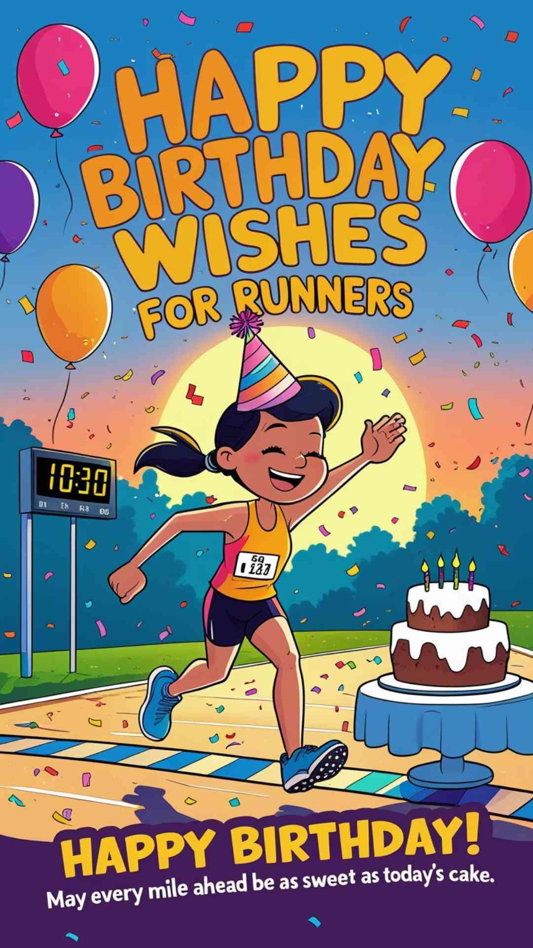 200+ Funny & Creative Birthday Wishes for Runners - Wishesprovider