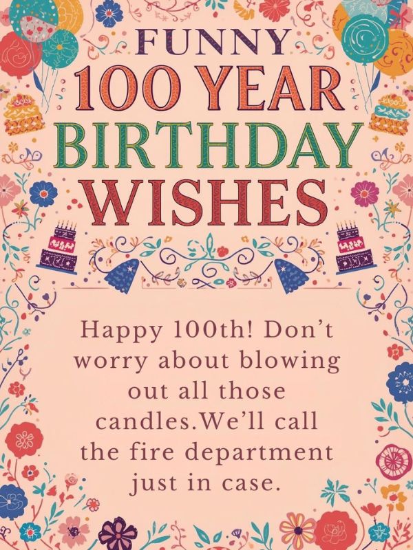 200+ 100 Year Birthday Wishes - Wishesprovider