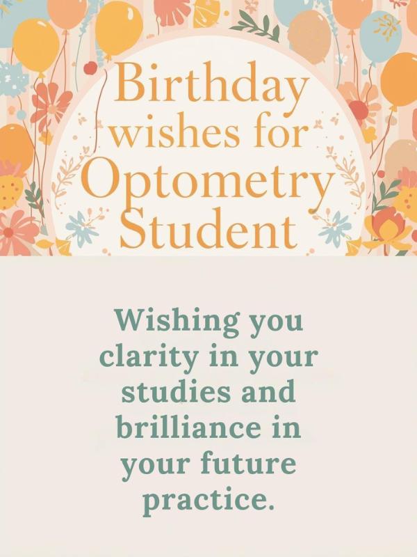 200+ Birthday Wishes for Optometrist - Wishesprovider