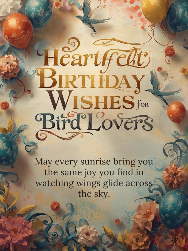 200+ Birthday Wishes for Bird Lovers - Wishesprovider