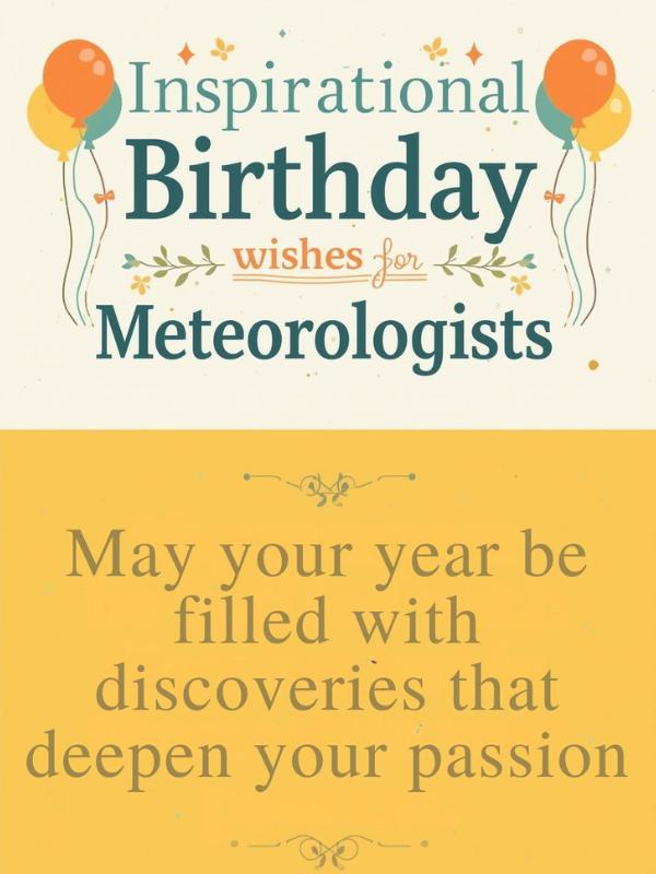 200+ Birthday Wishes for Meteorologist - Wishesprovider