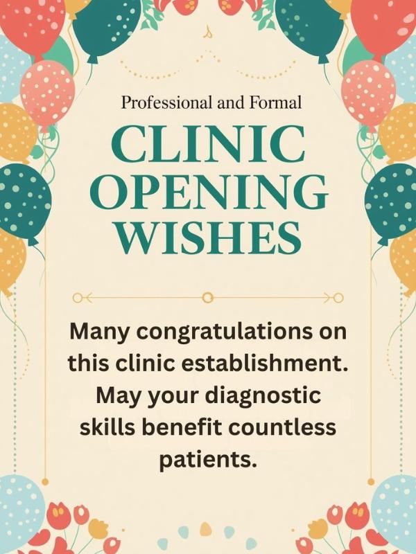 200+ Wishes for Clinic Opening - Wishesprovider