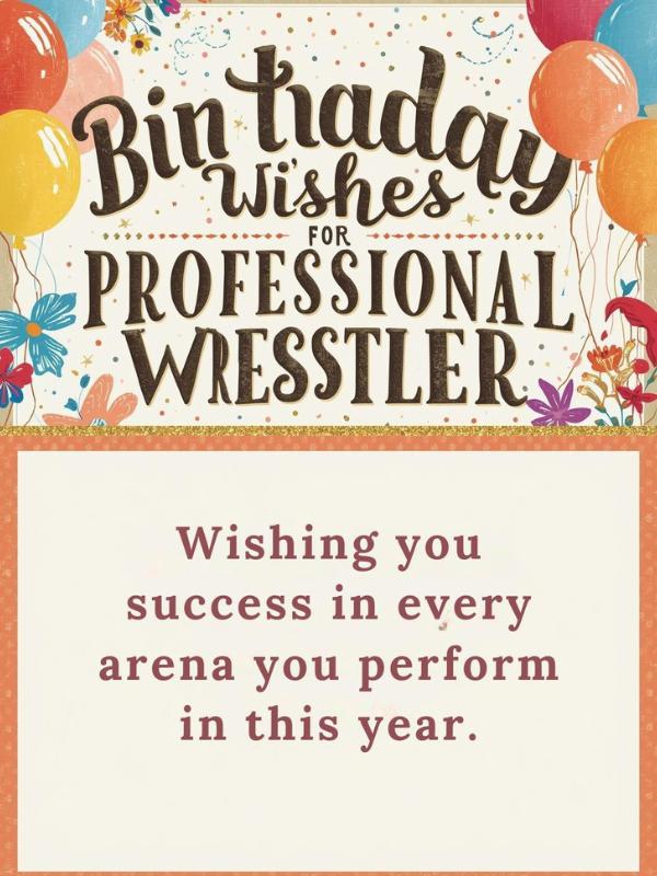 200+ Birthday Wishes for Wrestler - Wishesprovider