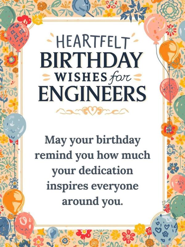 200+ Birthday Wishes for Engineer - Wishesprovider