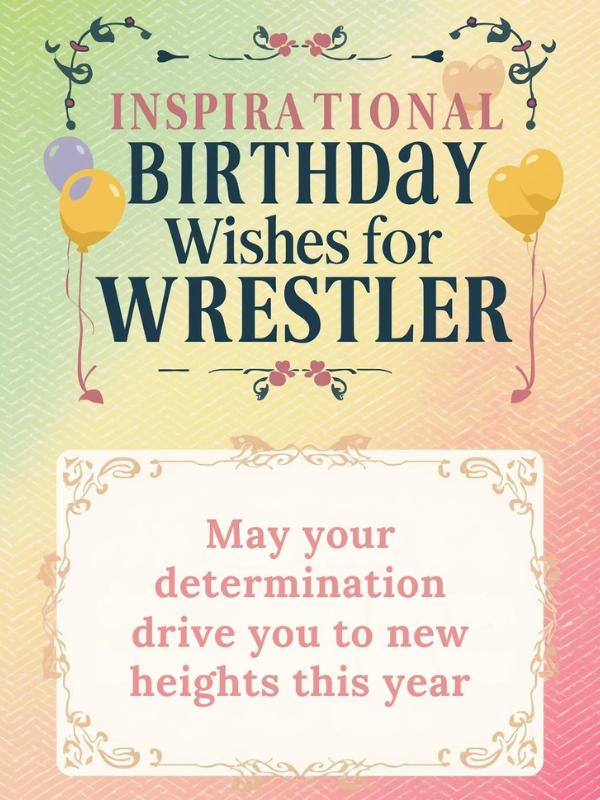200+ Birthday Wishes for Wrestler - Wishesprovider